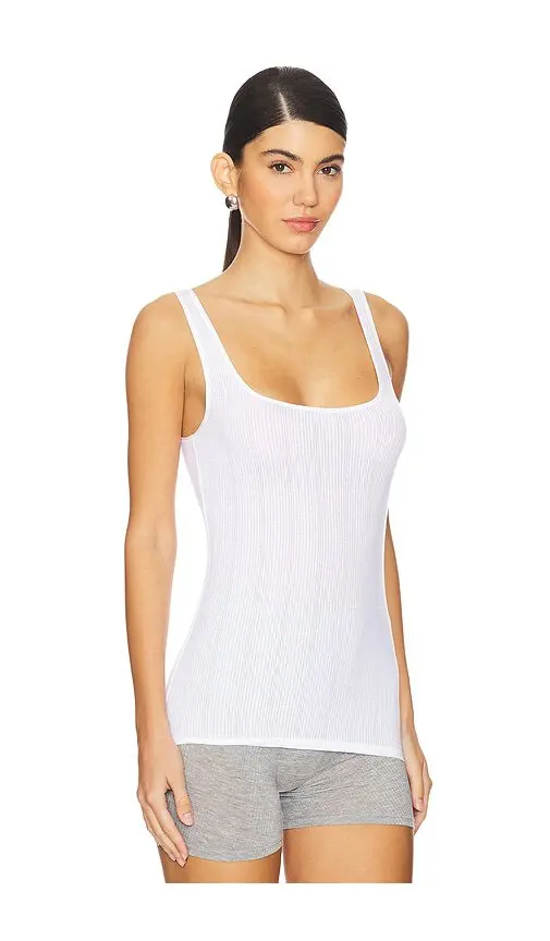 NEGATIVE UNDERWEAR Whipped A-top - White