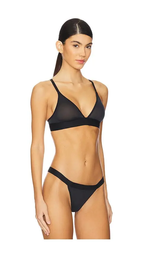 NEGATIVE UNDERWEAR Sieve Triangle Bra - Black