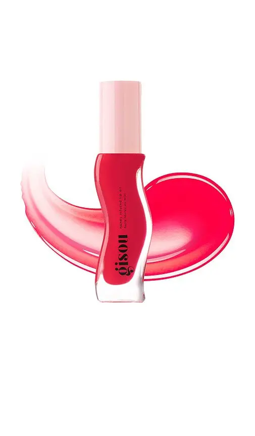 GISOU Honey Infused Lip Oil - Strawberry Sorbet