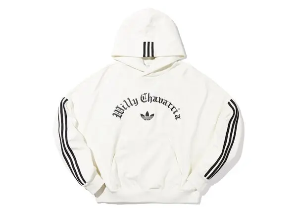 Adidas X Willy Chavarria Wc Fleece Hoodie - White/black