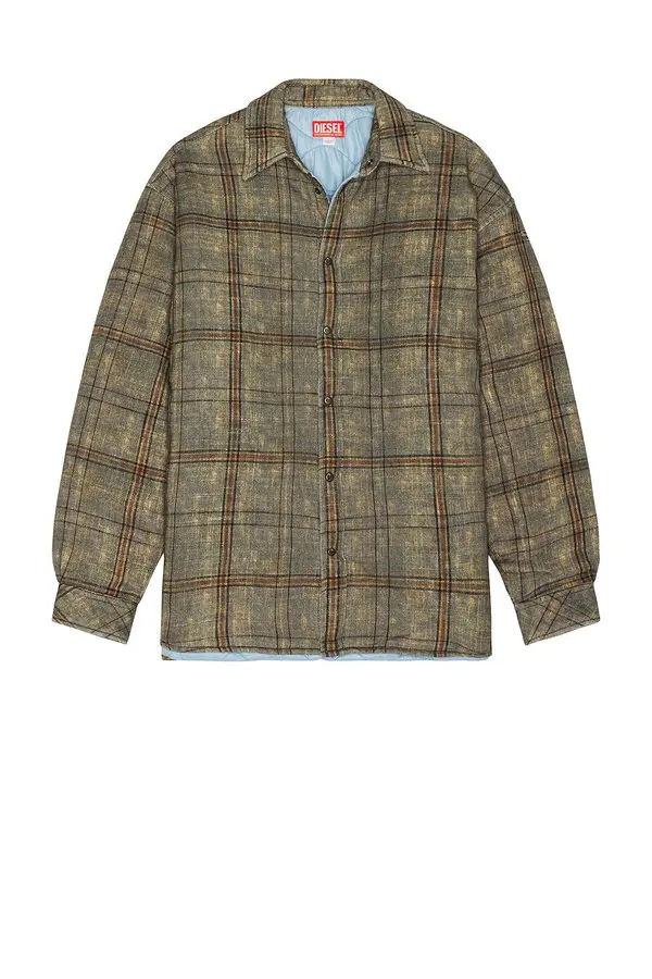DIESEL® Hammer Overshirt In Brown