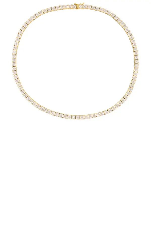 ROXANNE ASSOULIN Gia Tennis Necklace - Shiny Gold