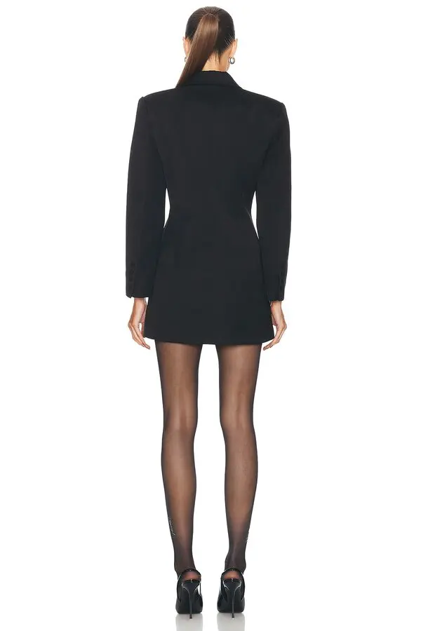 AEXAE Wool Contoured Blazer Mini Dress