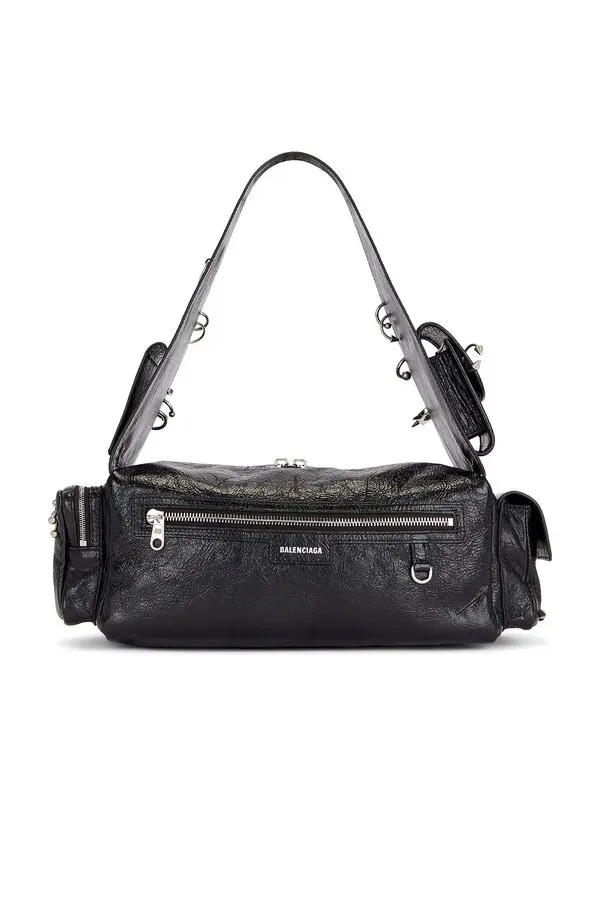 Balenciaga Superbusy Sling Small In Black - 20% Off | Editorialist
