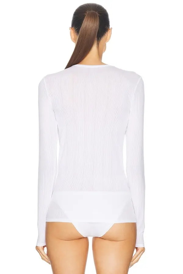 NEGATIVE UNDERWEAR Whipped Long Sleeve - White