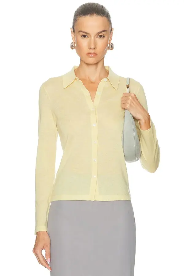 Guest In Residence Ella Shirt - Butter