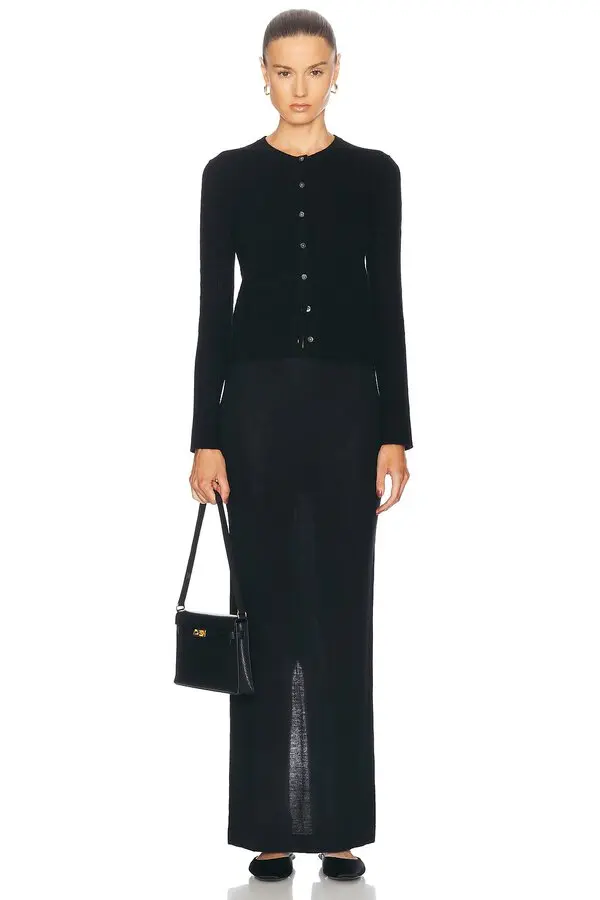 Guest In Residence Jane Pointelle Cashmere Cardigan
