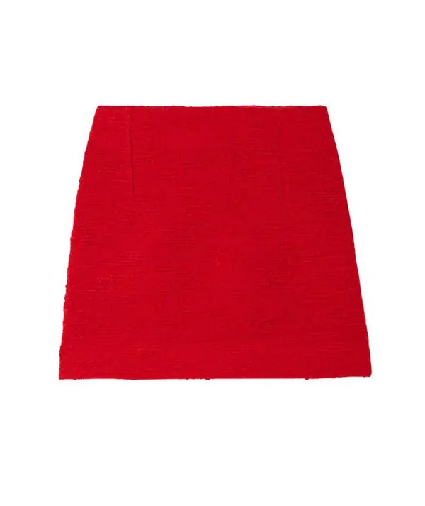 LIBEROWE Vera Darted Wool-blend Bouclé-tweed Mini Skirt