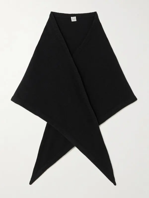TOTEME Triangle Wool And Cashmere-blend Scarf