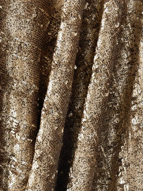 TALLER MARMO Eternity One-sleeve Sequined Mini Dress