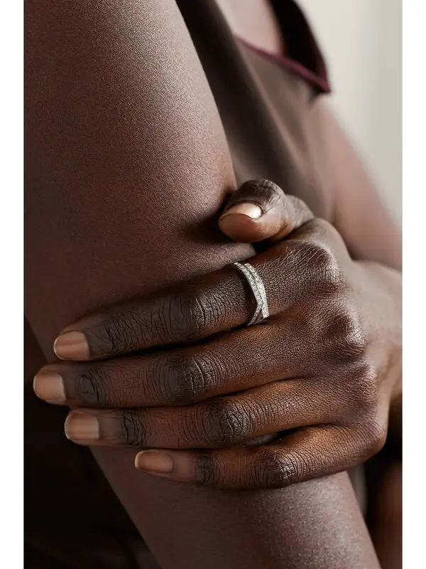REPOSSI Antifer 18-karat White Diamond Ring - Silver