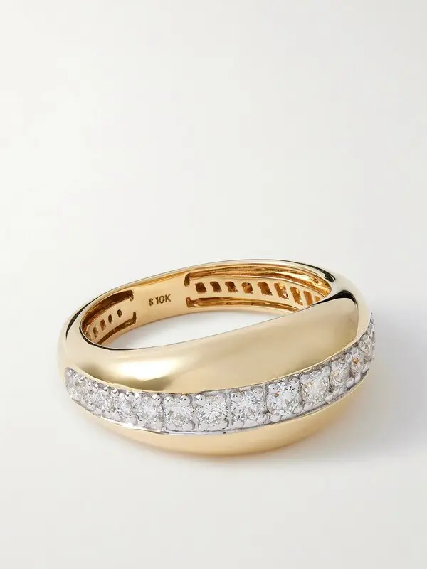 STONE AND STRAND 10-karat Diamond Ring