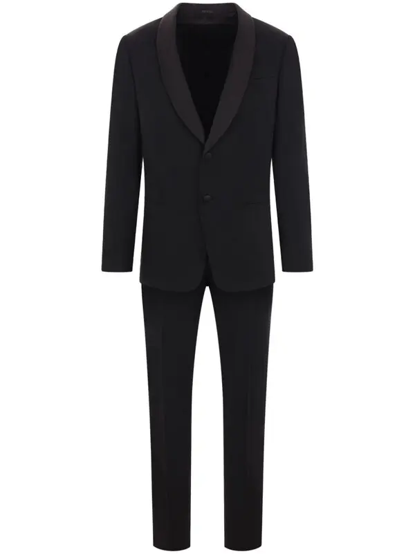 Giorgio Armani Wool Suit - Black