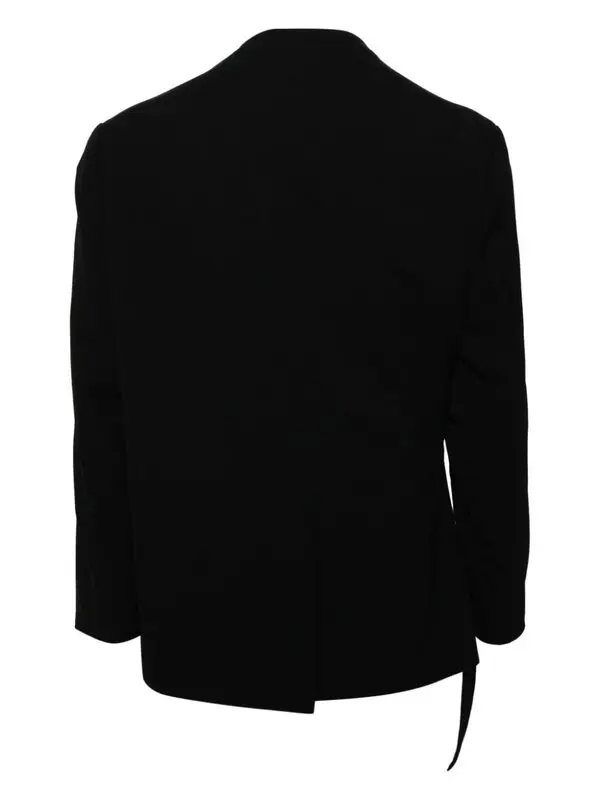 Attachment V-neck Wool Blazer