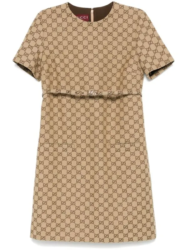 Gucci Gg Supreme Mini Dress