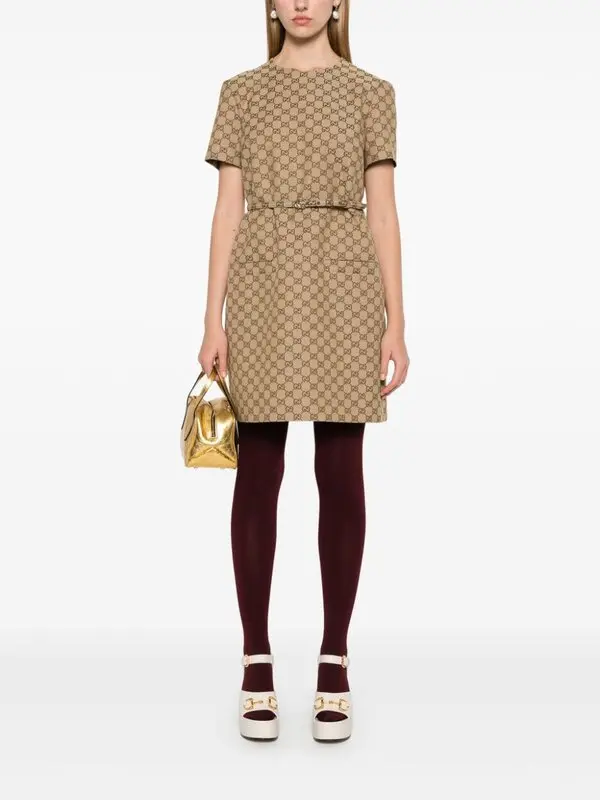 Gucci Gg Supreme Mini Dress
