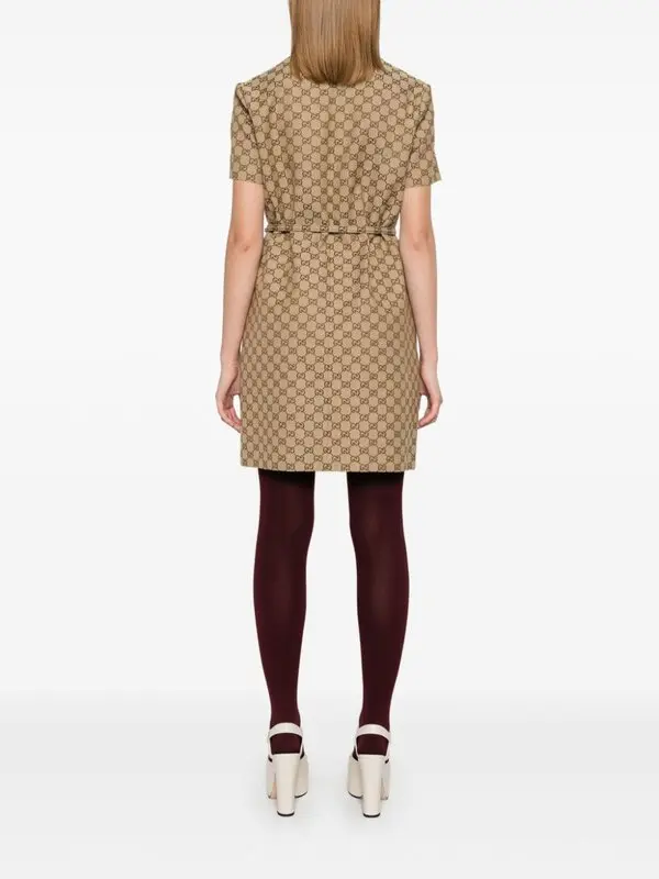 Gucci Gg Supreme Mini Dress