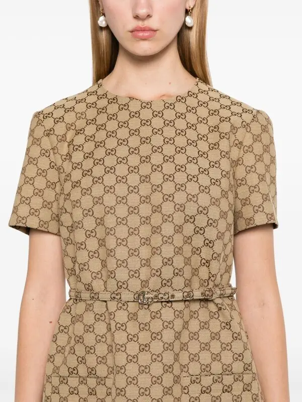 Gucci Gg Supreme Mini Dress