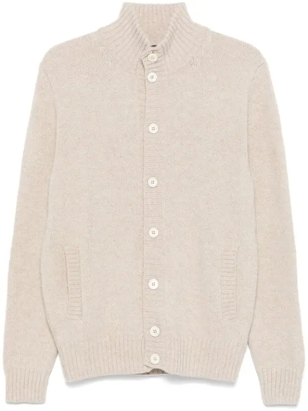 ZANONE Wool Cardigan - Neutrals