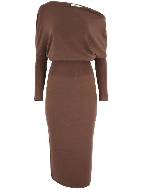 Simkhai Janese Midi Dress - Brown