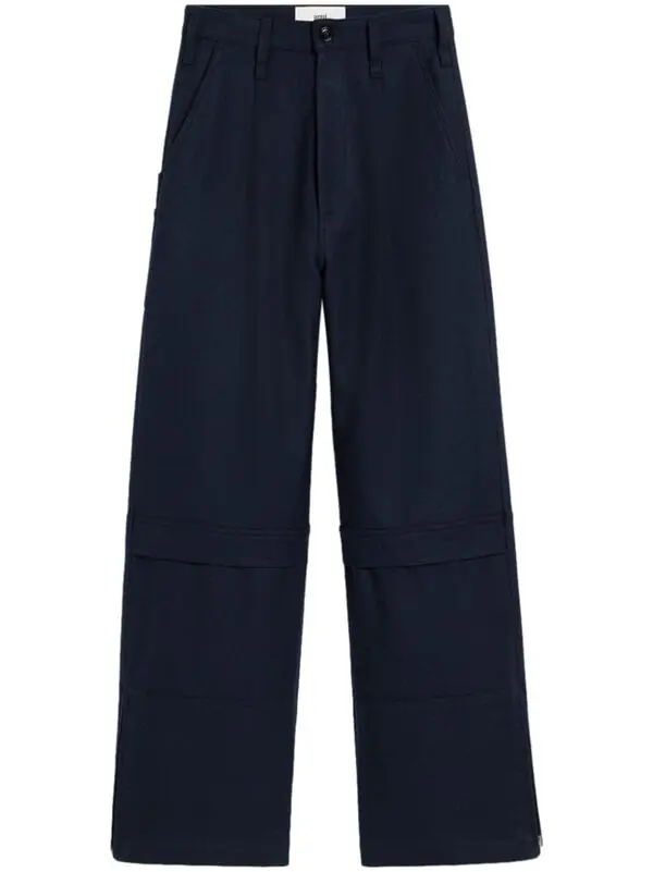 AMI Paris Wool Cargo Trousers