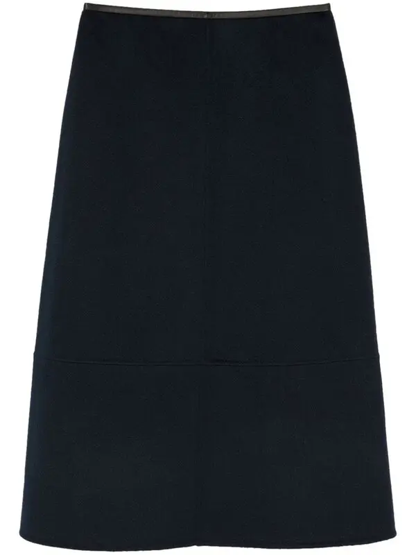 YVES SALOMON Double-sided Midi Skirt