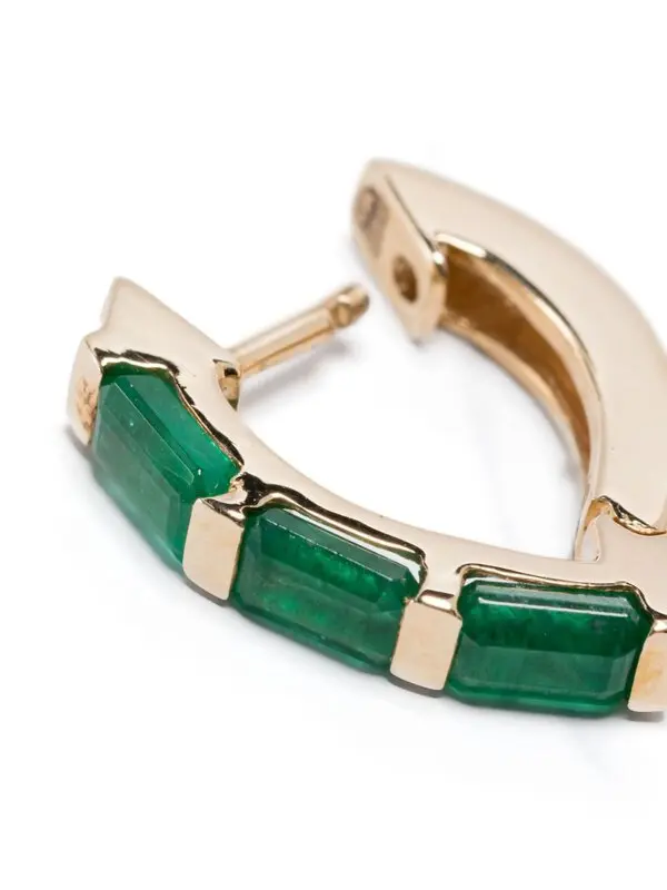 KOLOURS JEWELRY 14kt Yellow Creo Emerald Single Earring - Gold