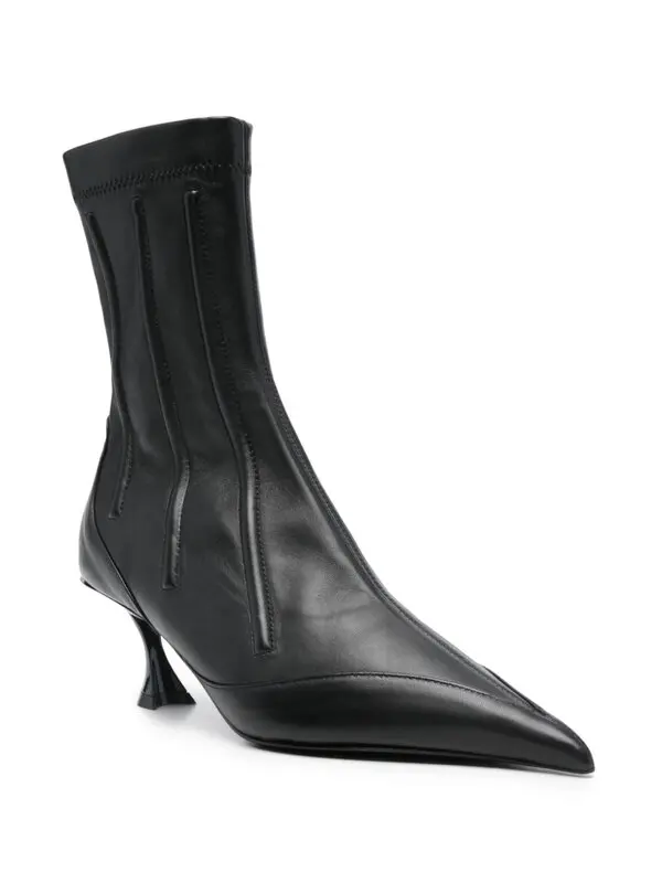 MUGLER 55mm Embossed-detail Boots