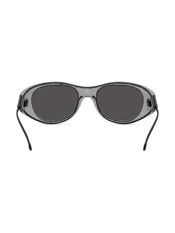 DIESEL® Oval Frame Sunglasses - Black