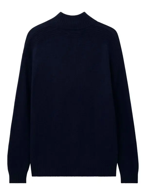 Pringle Of Scotland Zip Cashmere Jumper - Blue