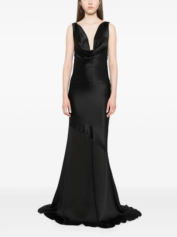Kiki De Montparnasse Deep Cowl Neck Dress
