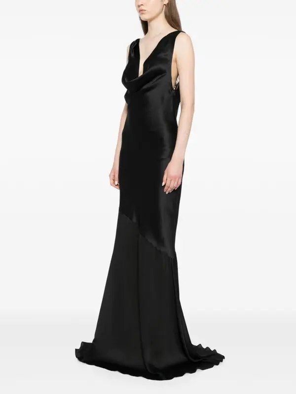 Kiki De Montparnasse Deep Cowl Neck Dress