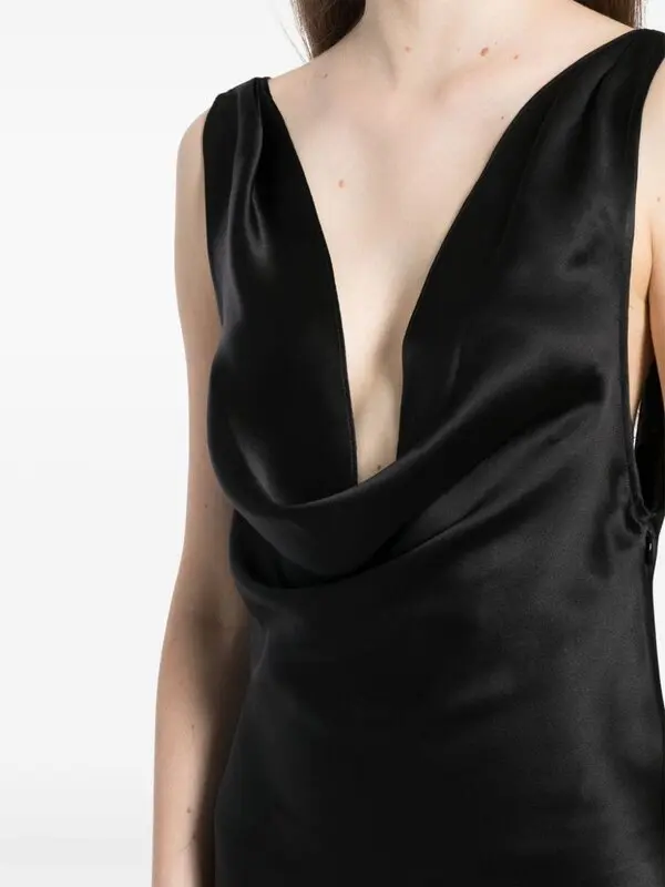 Kiki De Montparnasse Deep Cowl Neck Dress