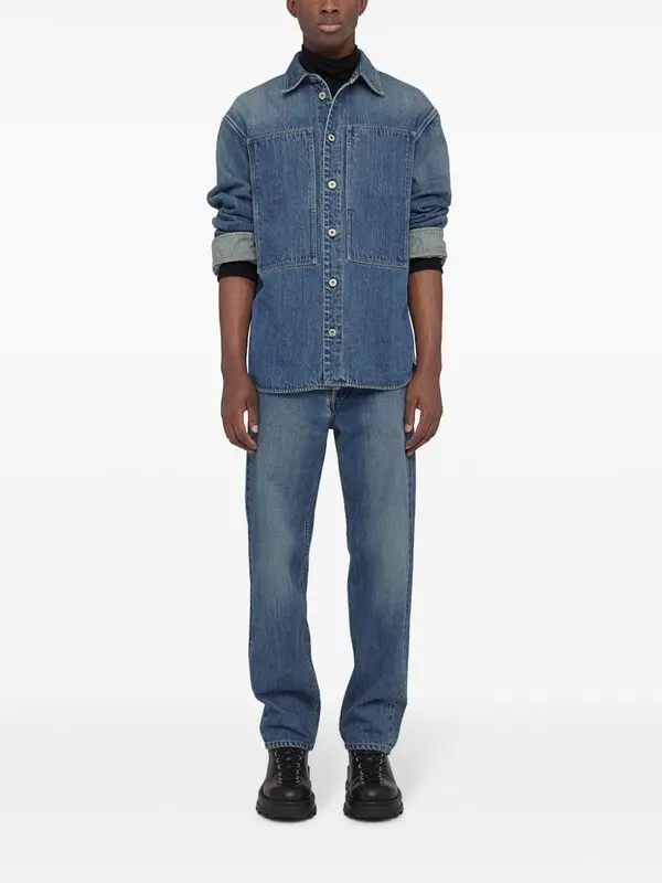 JIL SANDER Drop-shoulder Denim Shirt