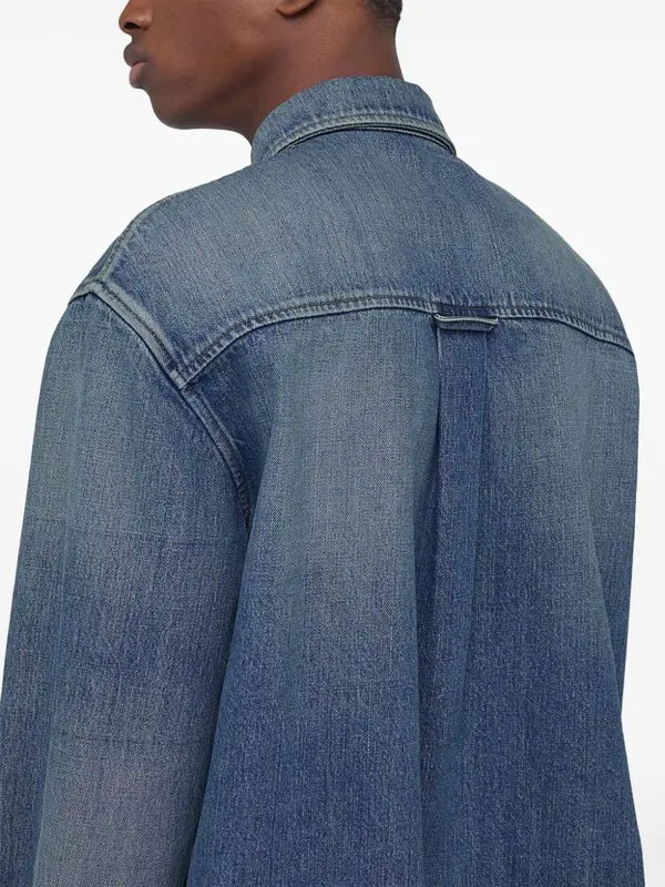 JIL SANDER Drop-shoulder Denim Shirt