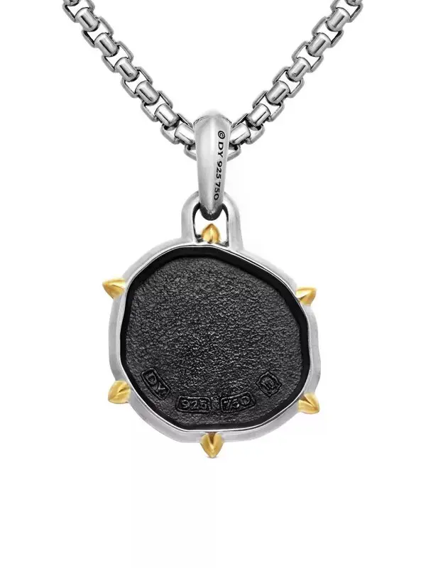 David Yurman 18kt Yellow Gold And Sterling Virgo Amulet