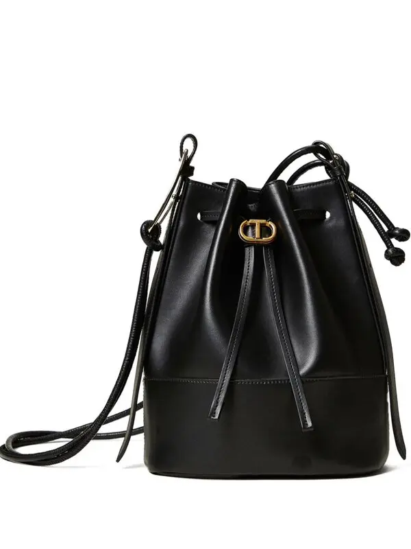 TWINSET Jane Leather Bucket Bag