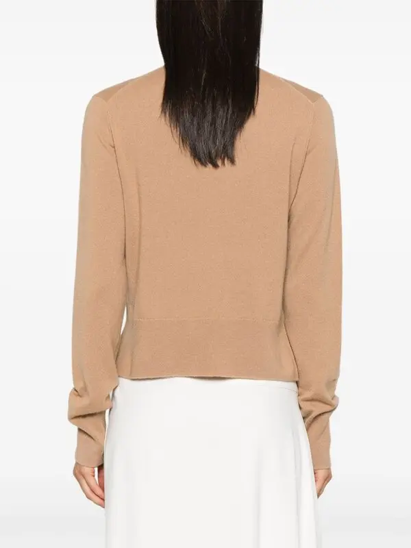 TOTEME Cropped Turtleneck Sweater - Neutrals