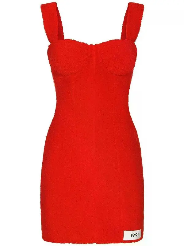 Dolce & Gabbana Terrycloth Minidress - Red