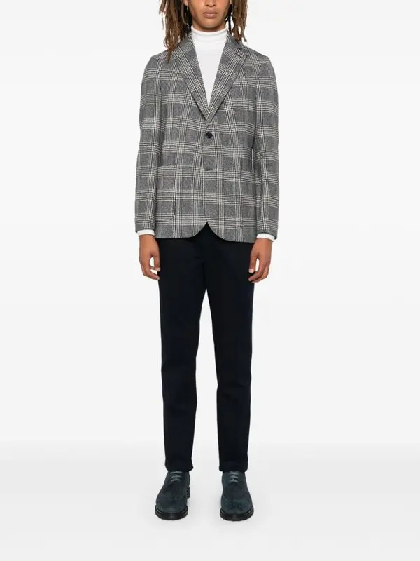 CIRCOLO 1901 Prince-of-wales-check Blazer - Blue