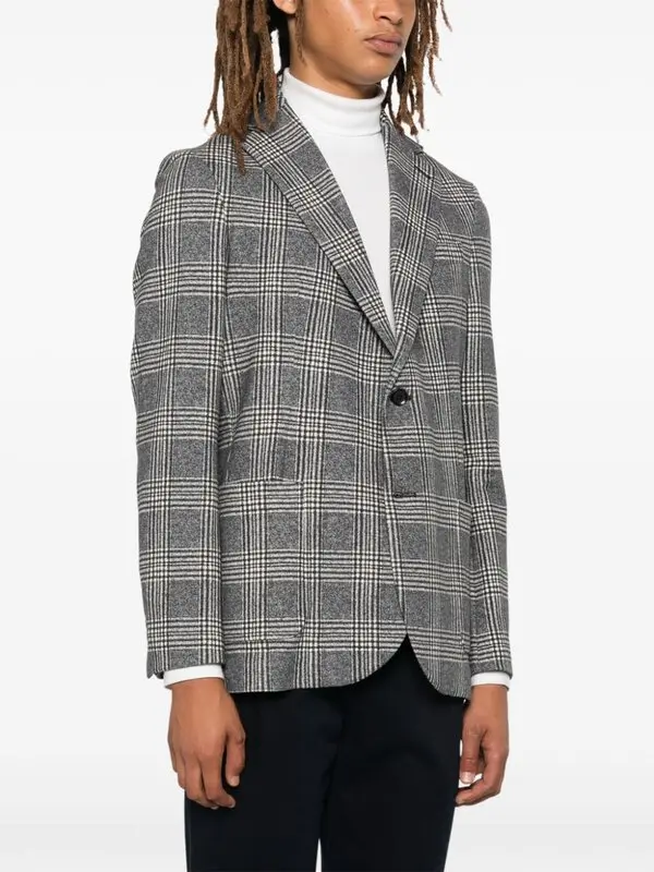 CIRCOLO 1901 Prince-of-wales-check Blazer - Blue