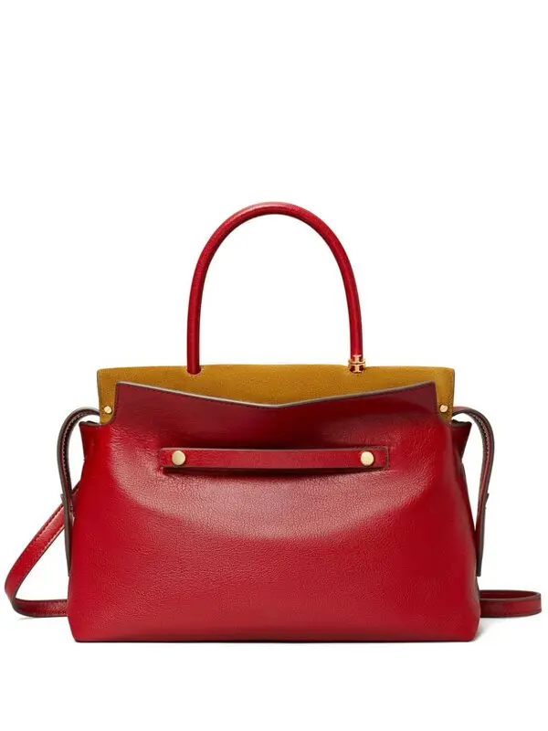 Tory Burch Mercer Textured Tote - Red