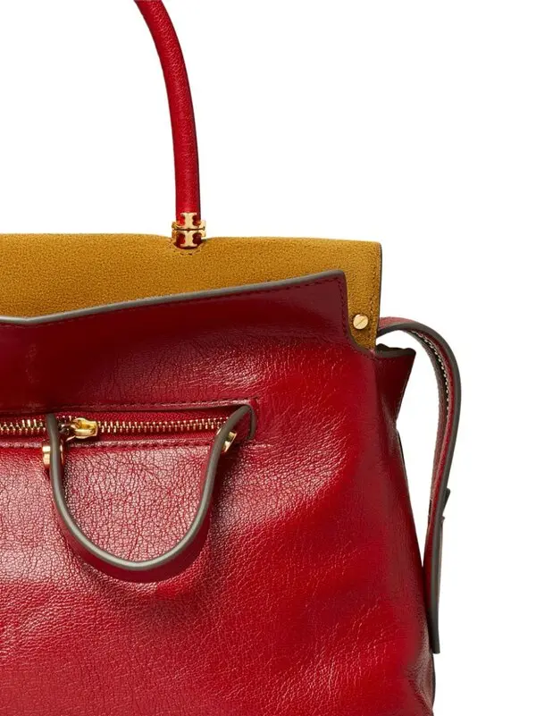 Tory Burch Mercer Textured Tote - Red