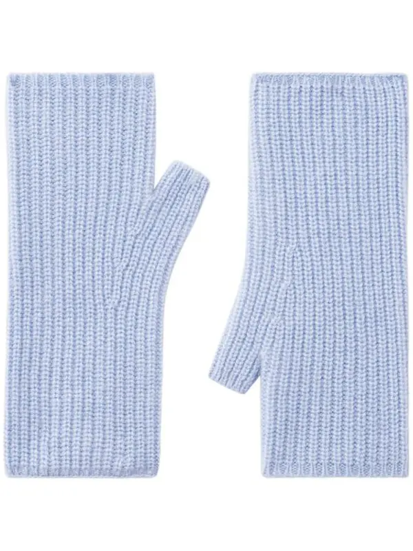 Pringle Of Scotland Cashmere Gloves - Blue