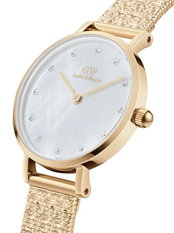 DANIEL WELLINGTON Petite Pressed Studio Lumine 28mm Watch - White