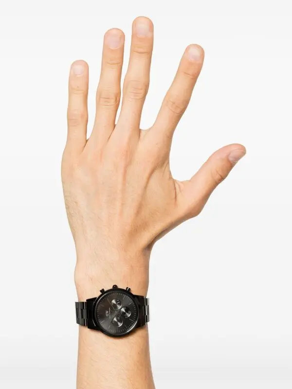 DANIEL WELLINGTON Iconic Chronograph Link 42mm - Black