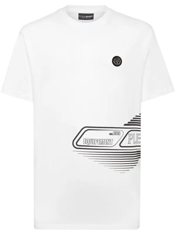PLEIN SPORT Short Sleeve T-shirt - White