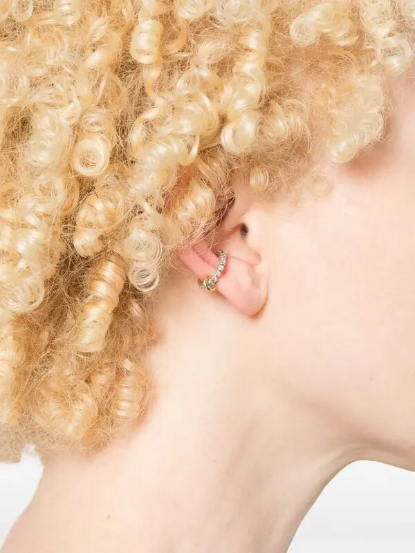 SPINELLI KILCOLLIN 18kt Yellow Gold Sterling Diamond Ear Cuff