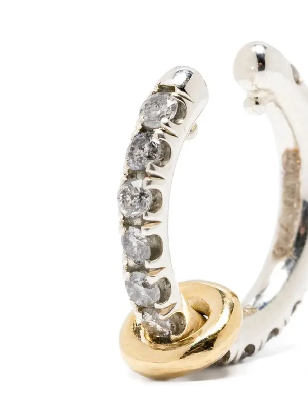 SPINELLI KILCOLLIN 18kt Yellow Gold Sterling Diamond Ear Cuff