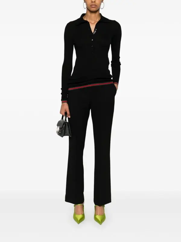 Gucci Crepe Wool Trousers